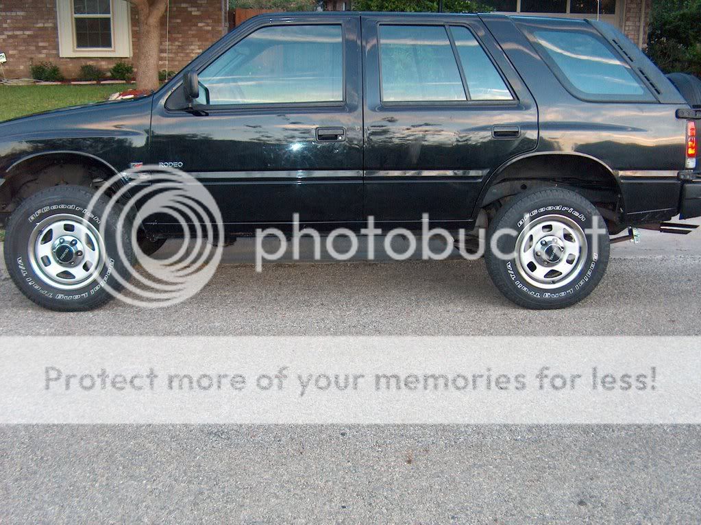 NEWLY Lifted 97 rodeo | Isuzu SUV Forum